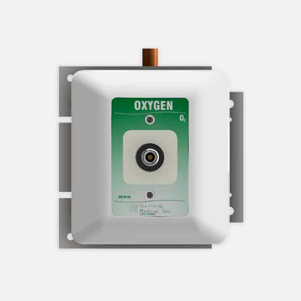 Tri-Tech Medical Frontall™ DISS Medical Gas Recessed Outlets - Vetamac