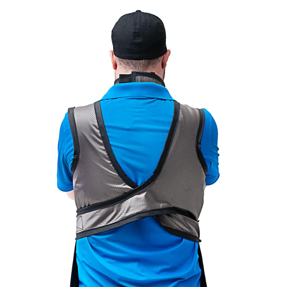 Frontal Protection Apron with Integrated Thyroid Collar - Dispomed