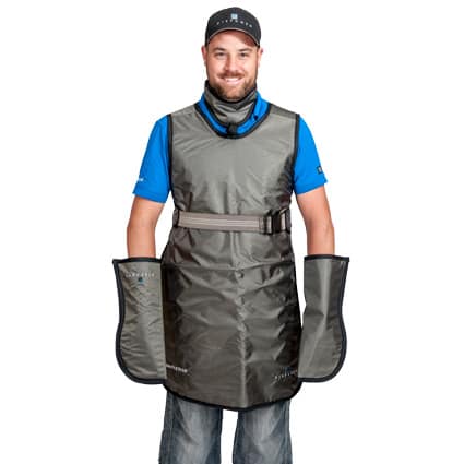 Frontal Protection Apron with Integrated Thyroid Collar - Dispomed